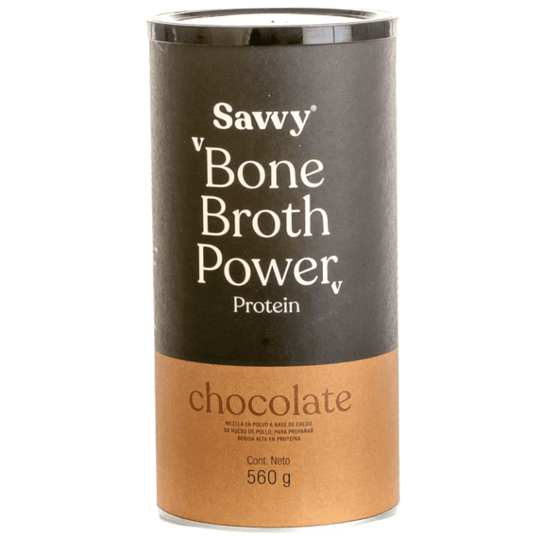 Bone Broth Power Chocolate 560 gr Savvy Proteína - Moli Natural