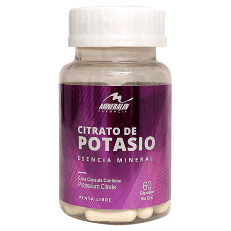 Citrato Potasio 60 Cap Mineralin - Moli Natural