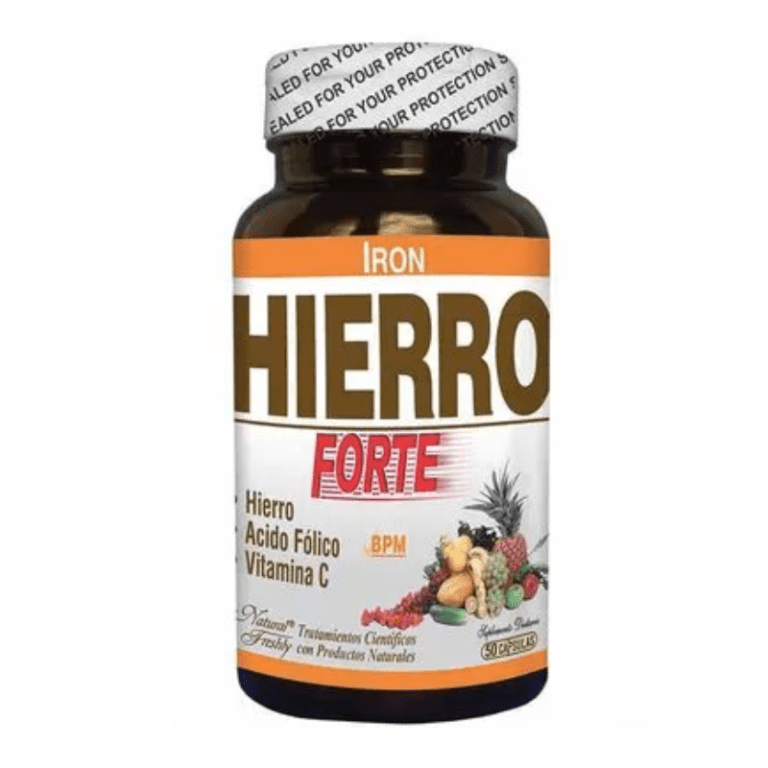 Hierro Forte 50 Cáp Natural Freshly - Moli Natural